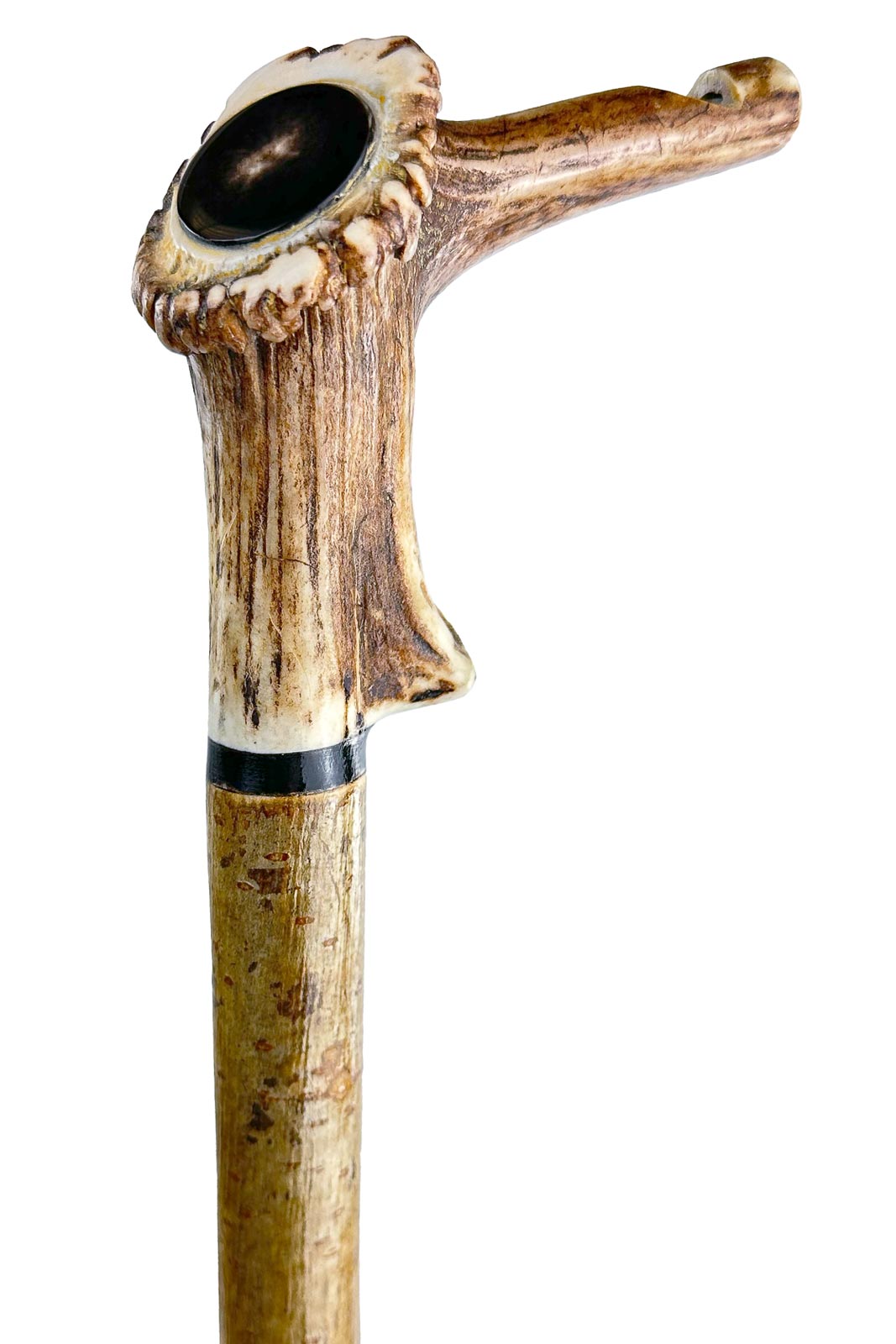 Handmade Staghorn 3-Piece Heavy Weighted Wading Stick | Stick & Cane Shop